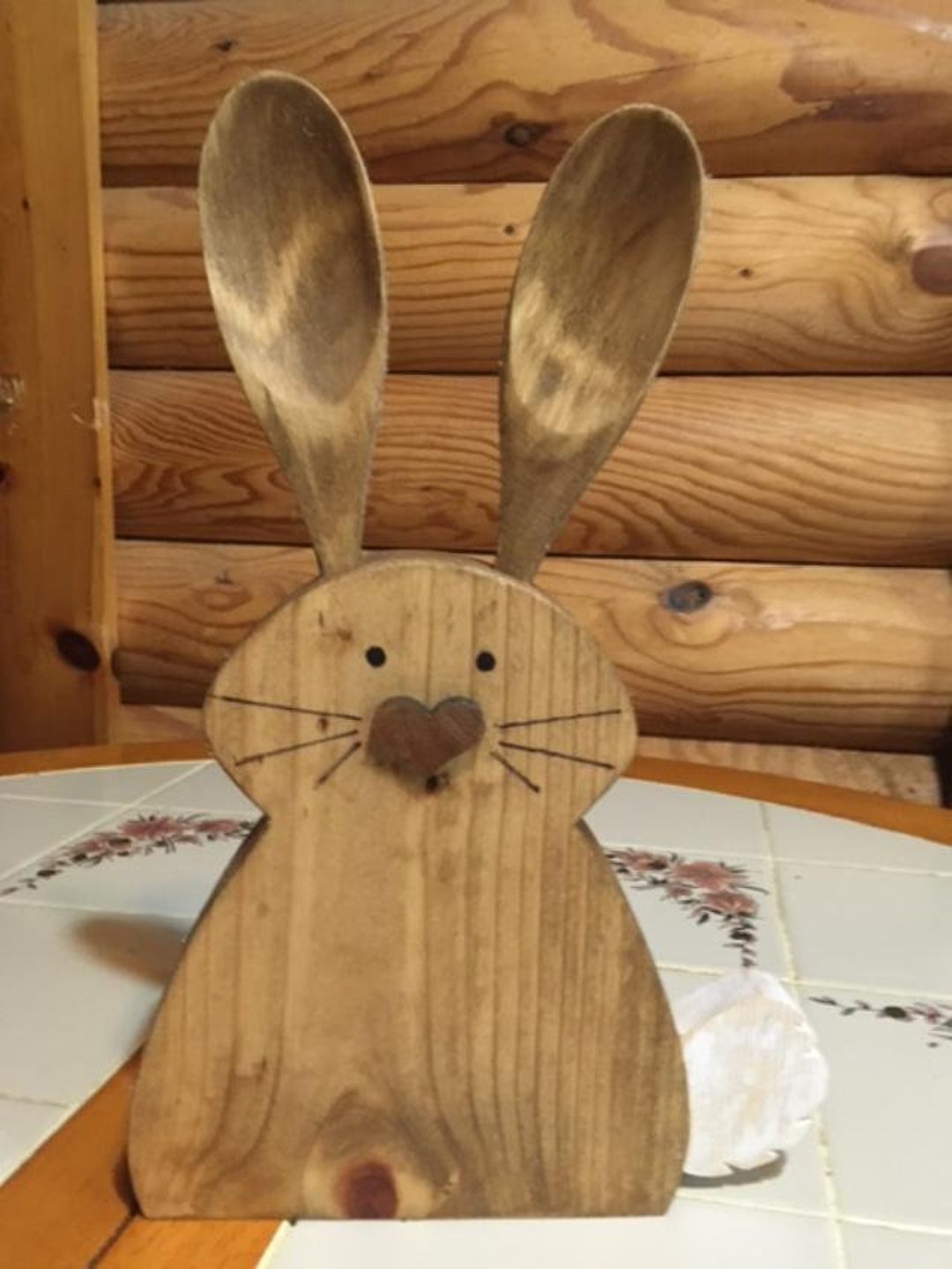 Wooden Spoon Holder / Bunny Wooden Spoons Holder / Wood Spoons - Etsy