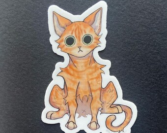 Orange Tabby Cat Kawaii Sticker Sheets, Cat Lovers Stickers, Cat ...