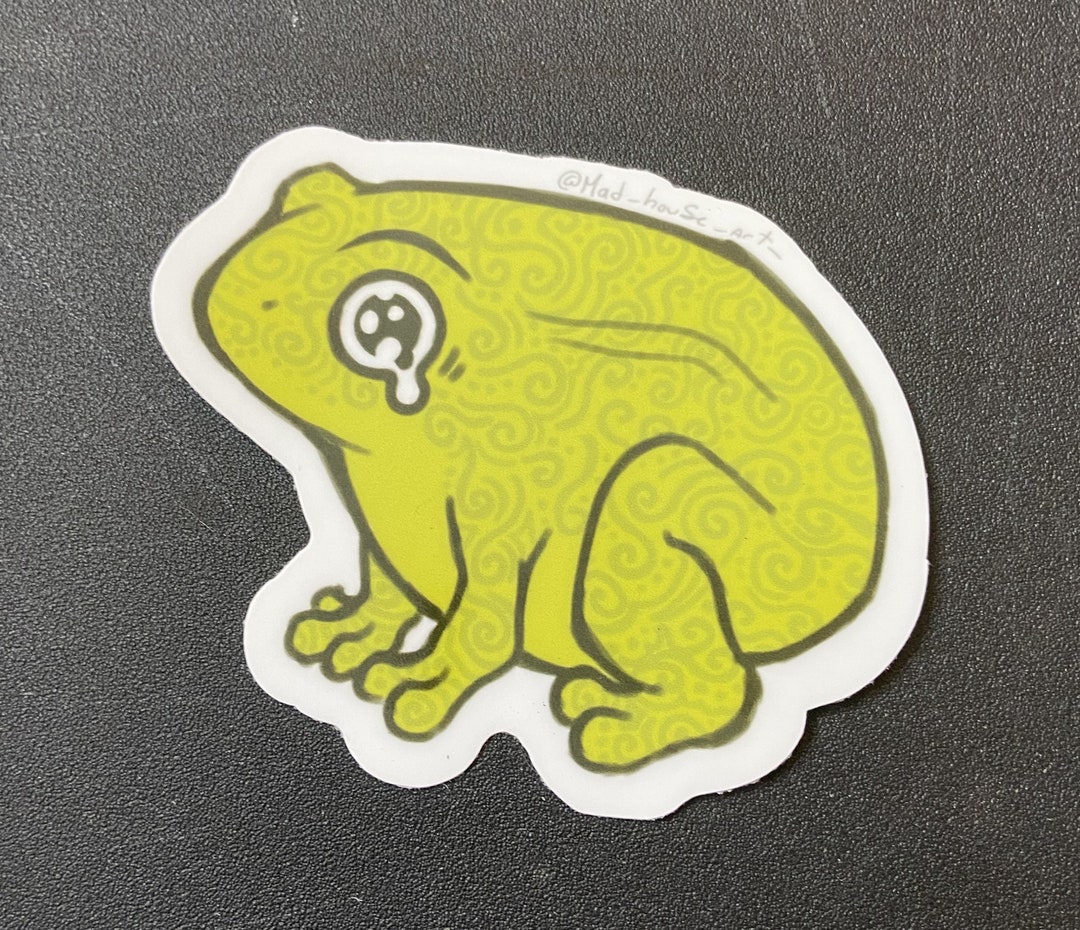 Sad Fwog Sticker - Etsy