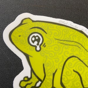 Sad Fwog Sticker - Etsy