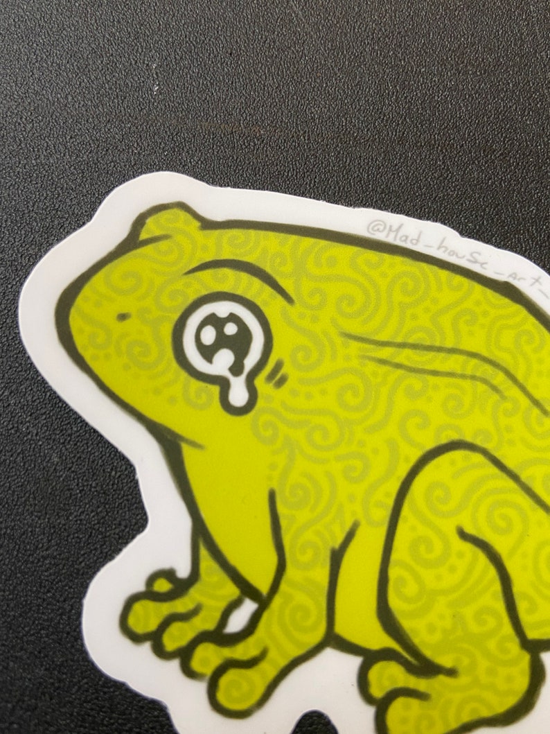 Sad Fwog Sticker - Etsy