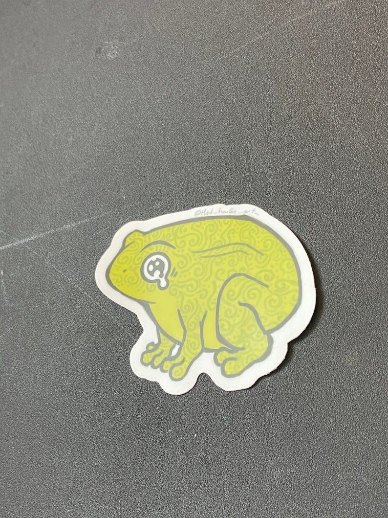 Sad Fwog Sticker - Etsy