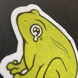 Sad Fwog Sticker - Etsy