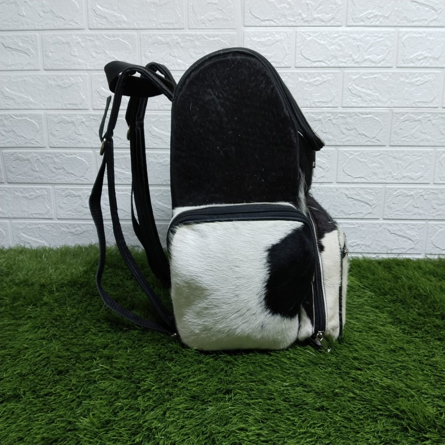 Cowhide Backpack Bag Large Backpack Bag Cow Hide Leather - Etsy