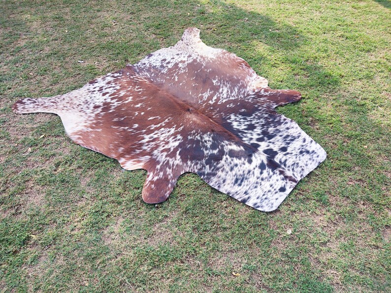 Tricolor Cowhide Rug Large Cowhide Rug Tricolor Cow Hide Area Rug ...