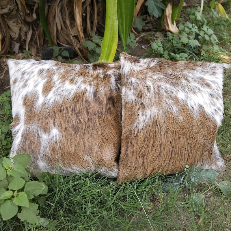 Cowhide Pillow - Etsy