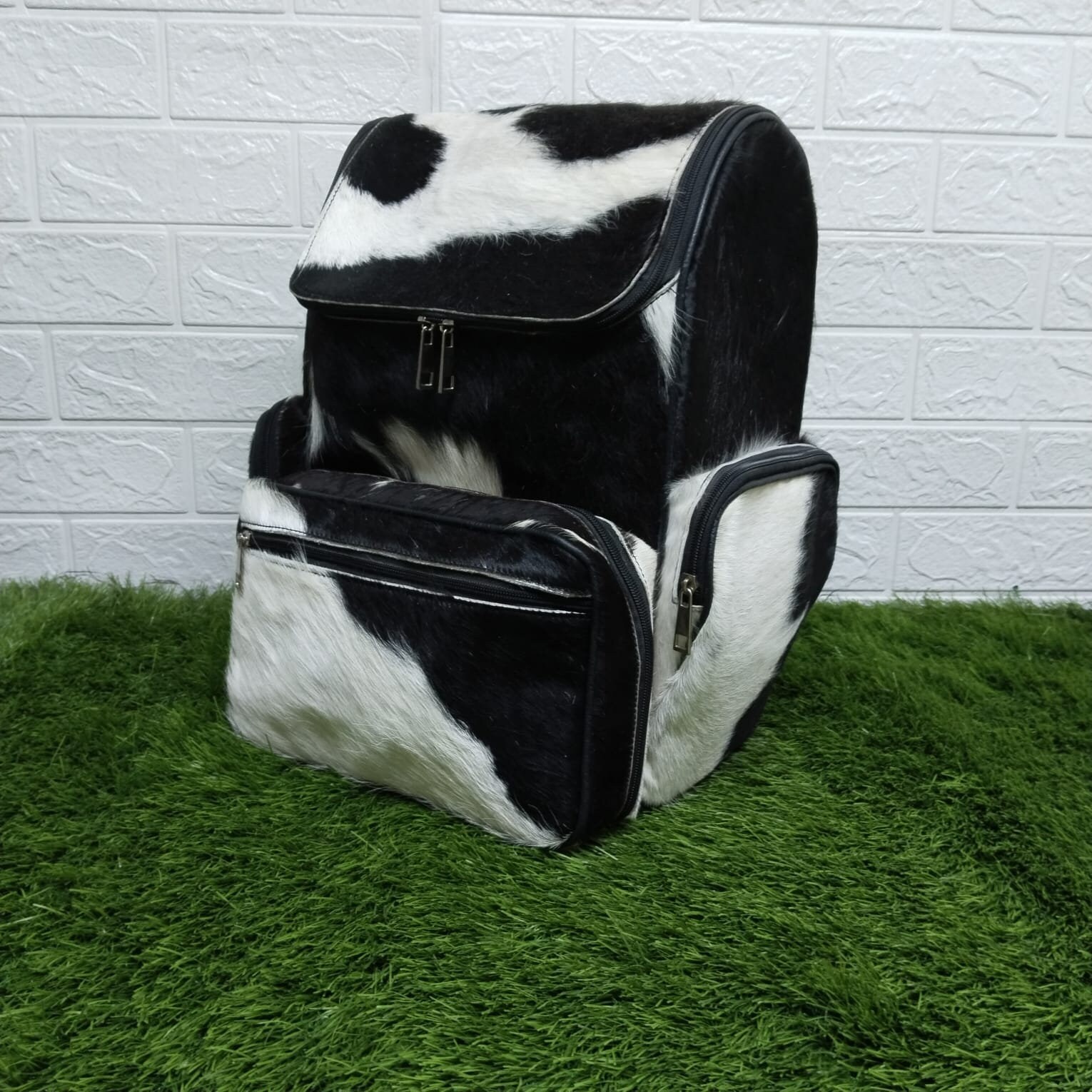 Cowhide Backpack Bag Large Backpack Bag Cow Hide Leather - Etsy