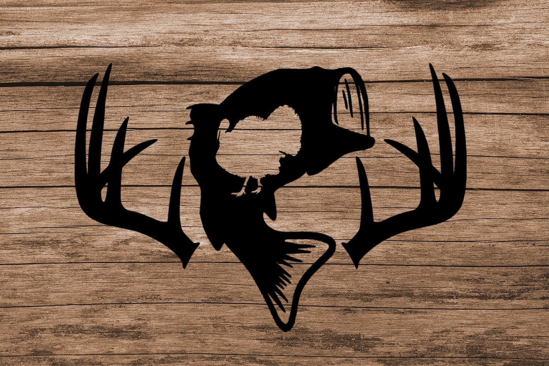 Deer Hunting, Bass Fishing, Turkey Hunting SVG, PNG JPG, Strutting ...