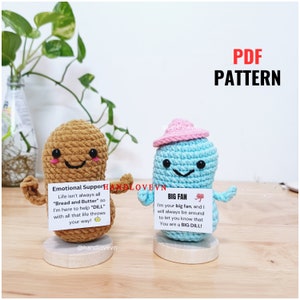 PATTERN: Emotional Support Mushroom, Positive Radish, Big Fan Lemon ...