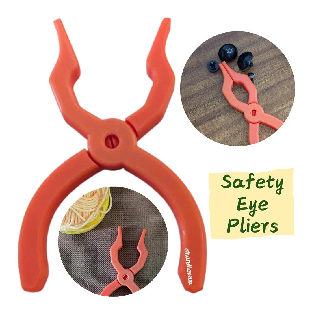 Amigurumi Safety Eye Pliers: the Ultimate Tool for Safely Attaching ...