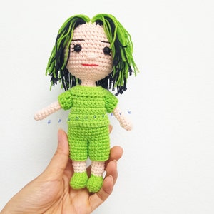 Custom Pop Star Doll Singer Doll Crochet Musican Amigurumi - Etsy