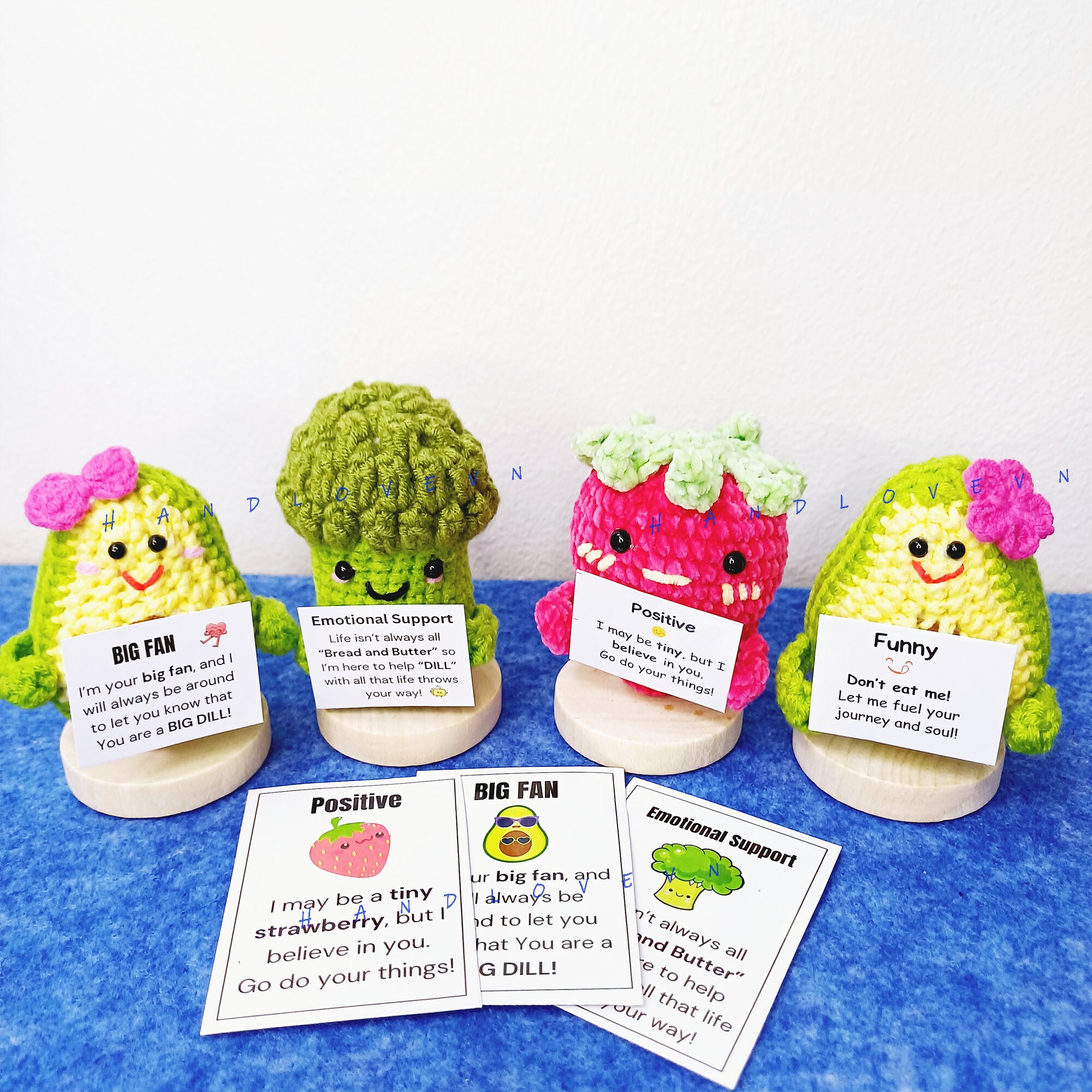 PATTERN: Emotional Support Avocado, Positive Strawberry, Big Fan ...