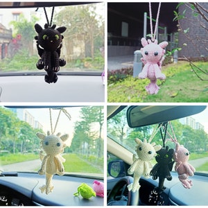 How to Train Your Dragon, Hanging Cute Car Mirror Accessories, Rearview ...