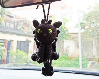 Car Mirror Hanging Toothless - Etsy