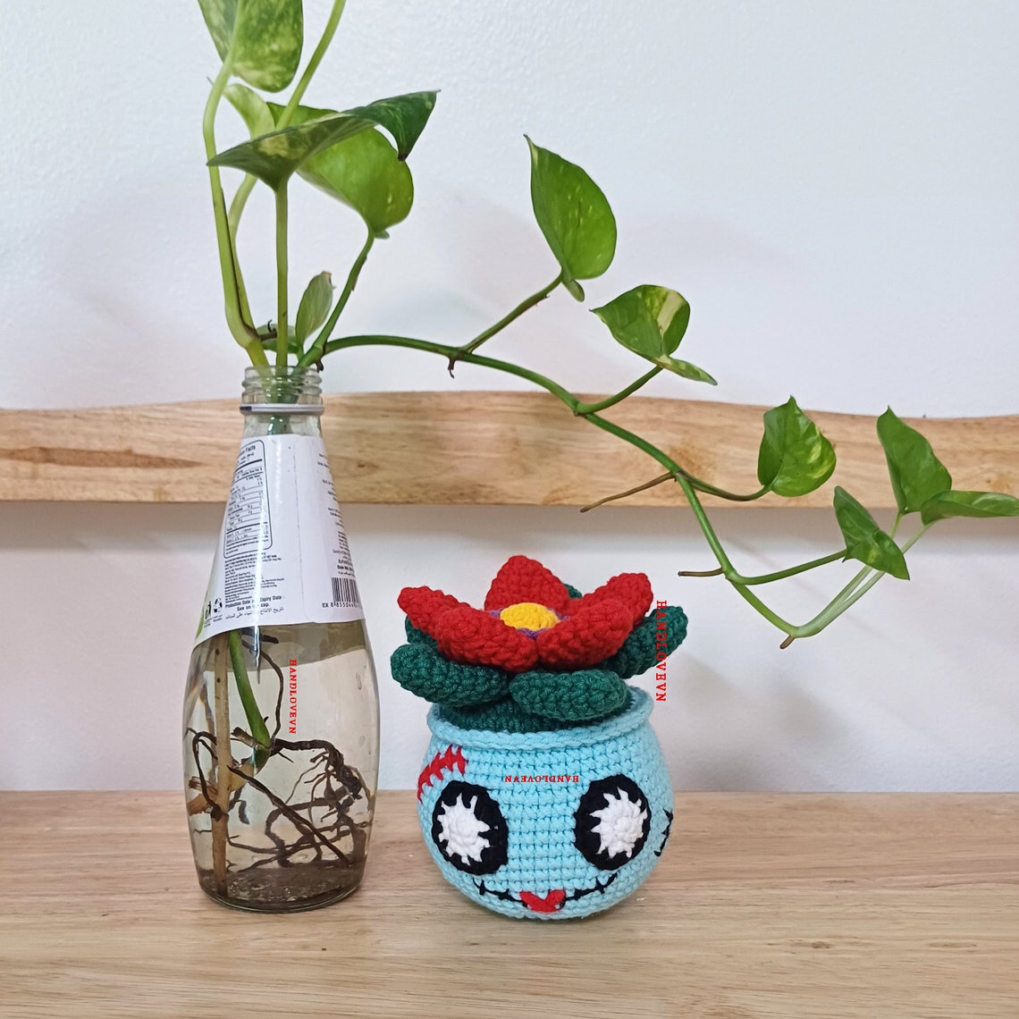 PATTERN: Creepy Halloween Plant With Sally Face Crochet, Potted ...