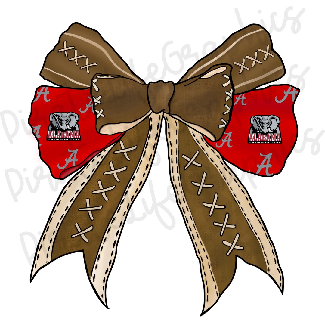 Alabama Football Bow Png Popular Png - Etsy