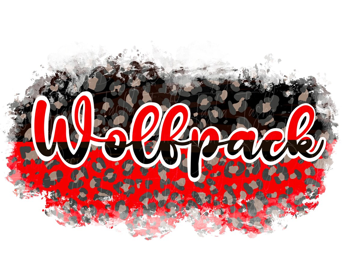 Wolfpack PNG File Sublimation Design for Digital Download and Printable ...