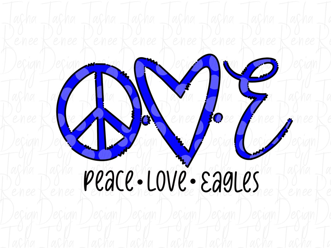 Peace Love Eagles PNG: Morehead State University (digital Download) - Etsy