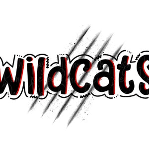 Wildcats | Mascot | PNG File | Sublimation Design for Digital Download ...