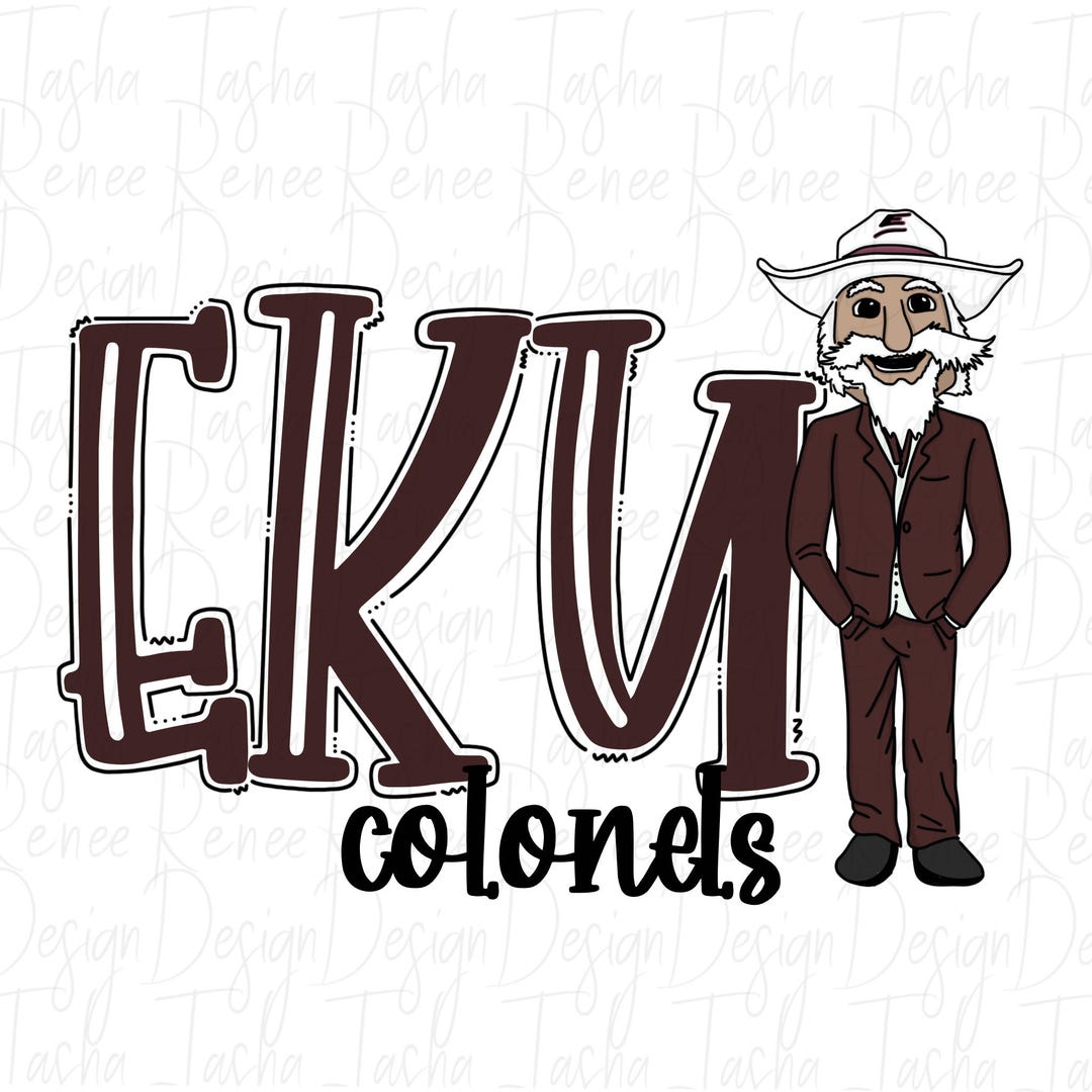 EKU Colonels Mascot: Eastern Kentucky University PNG (digital Download ...