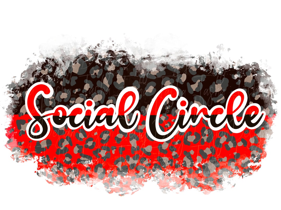 Social Circle | PNG File | Sublimation Design for Digital Download and ...