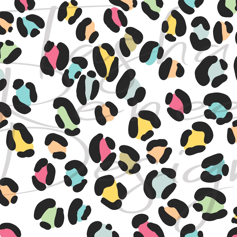 Pastel Leopard Print - Etsy