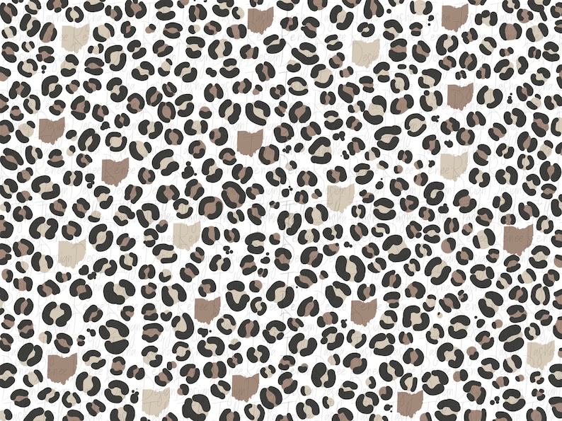 Ohio Leopard Print PNG: Sublimation Design (digital Download) - Etsy