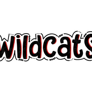 Wildcats | Mascot | PNG File | Sublimation Design for Digital Download ...
