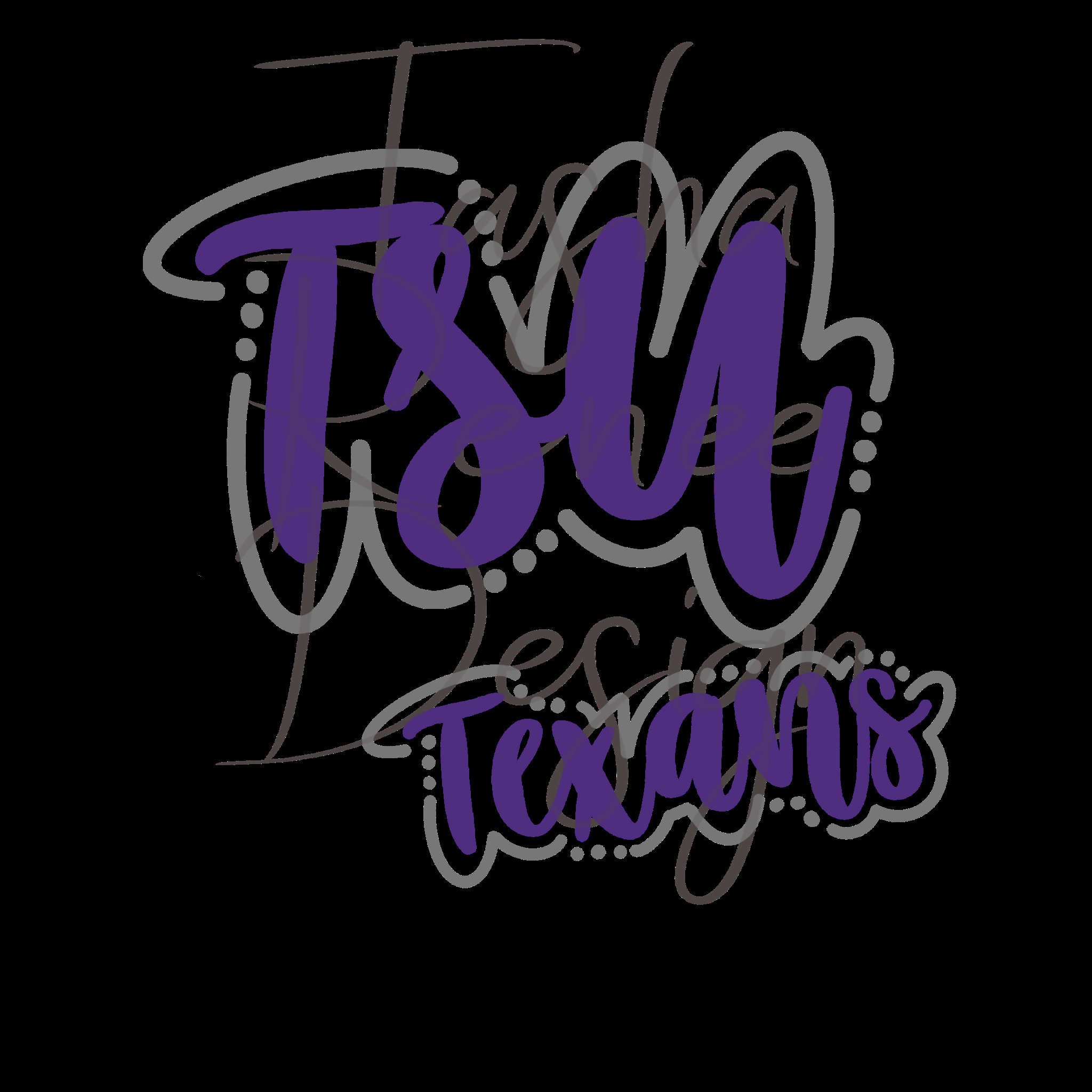 TSU | Texans | PNG File | Sublimation Design for Digital Download and ...