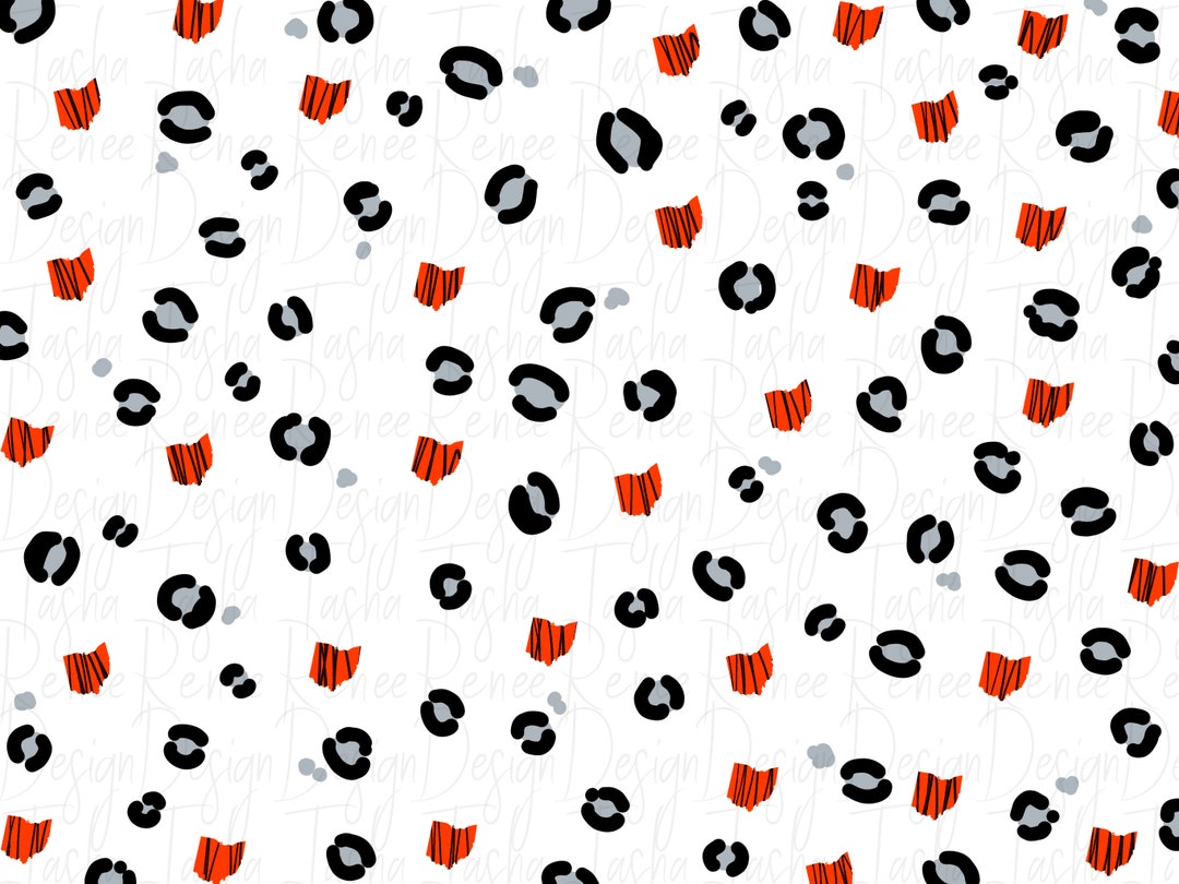 Ohio Cheetah Leopard Print PNG File | Sublimation Design | Digital ...