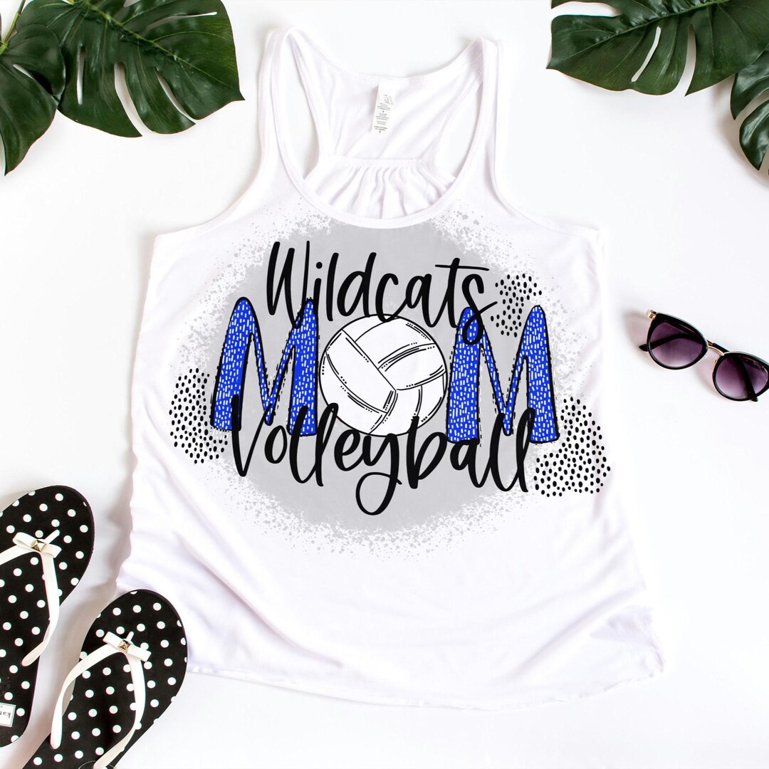 Blue & White Volleyball PNG Design: Sublimation File (digital Download ...