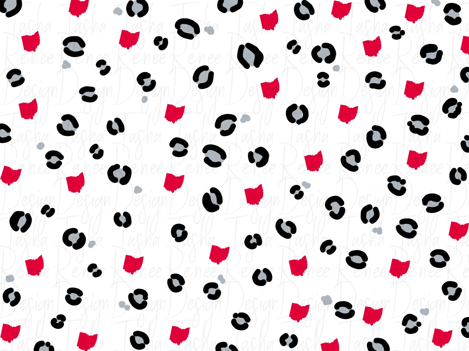 Ohio | Cheetah | Leopard Print | PNG File | Sublimation Design for ...