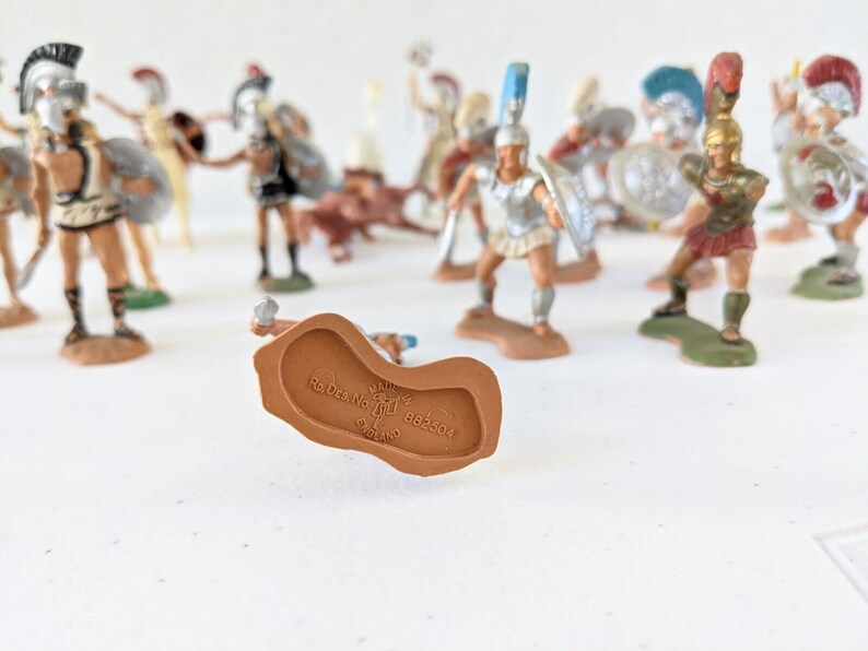 England Herald Regimental Painted Plastic Greek Trojan War Warriors ...