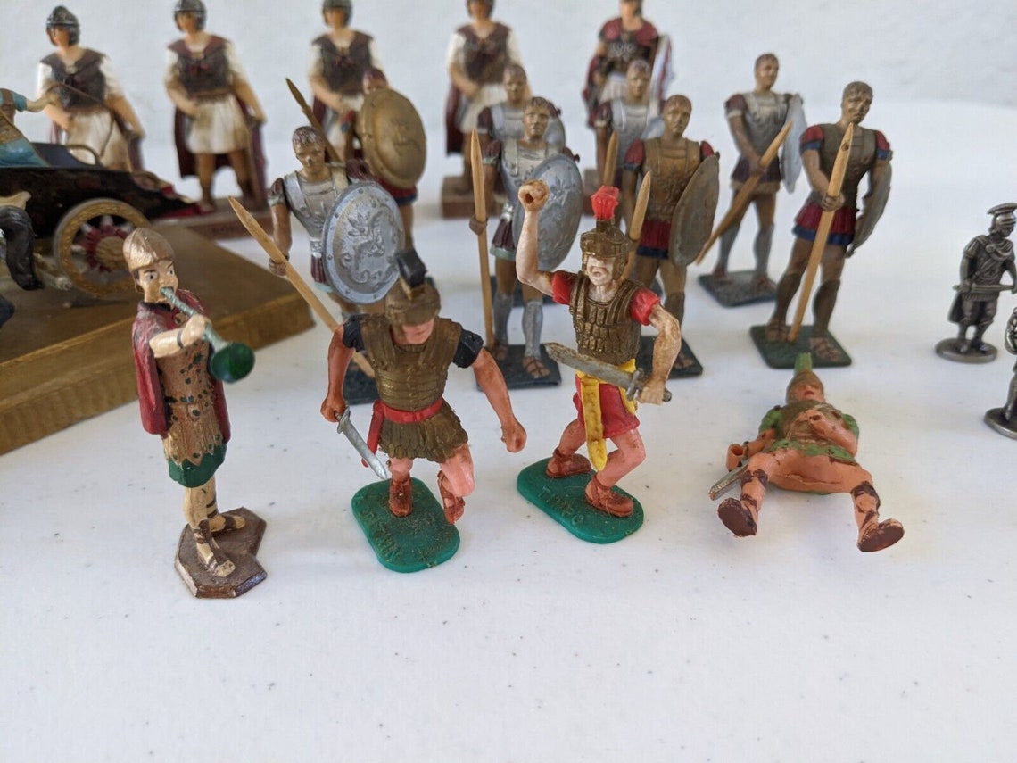 Lot of Roman Toy Soldier Figures 2 Timpo More - Etsy