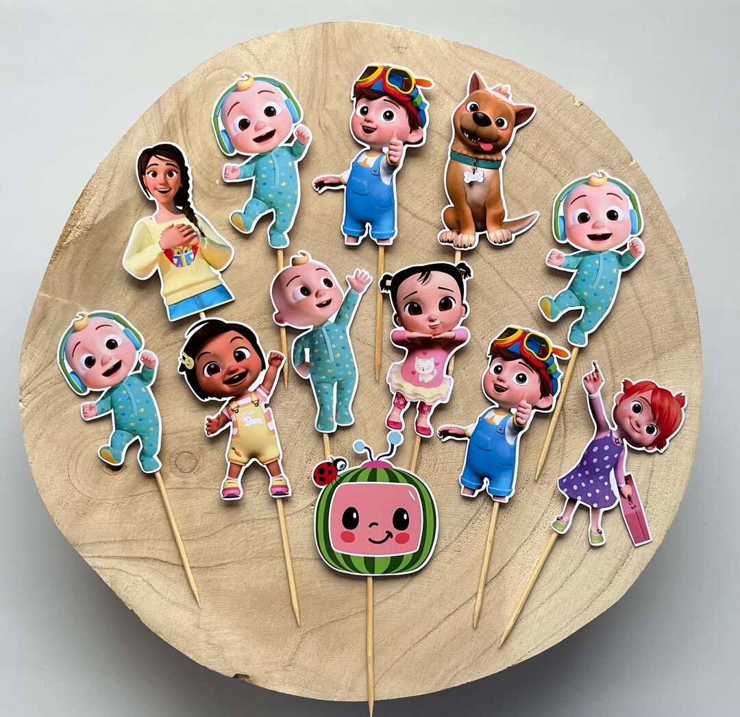 COCOMELON Muffin Toppers Cocomelon Topper for Muffin Muffin Decoration ...