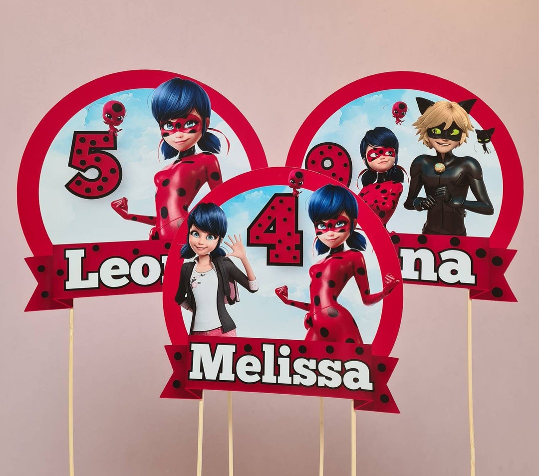 Ladybug Cake Miraculous Cake Cake Decoration Topper Personalized Cake ...