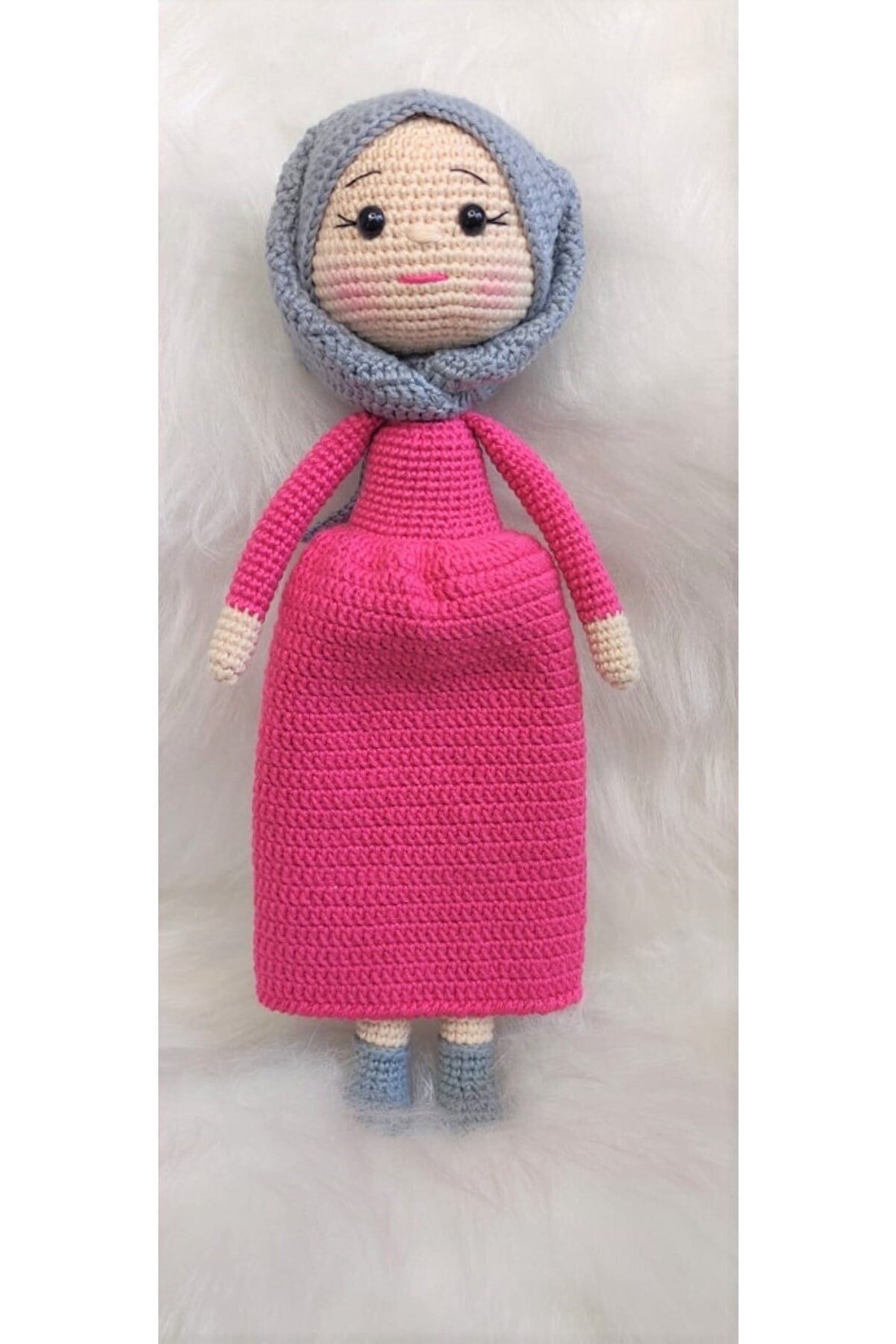 Crochet Hijab Doll Amigurumi Muslim Doll Doll in Hijab - Etsy