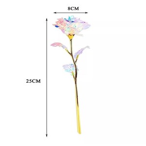 Artificial Colorful Galaxy Rose, Artificial Foil Paper Rose, Future ...