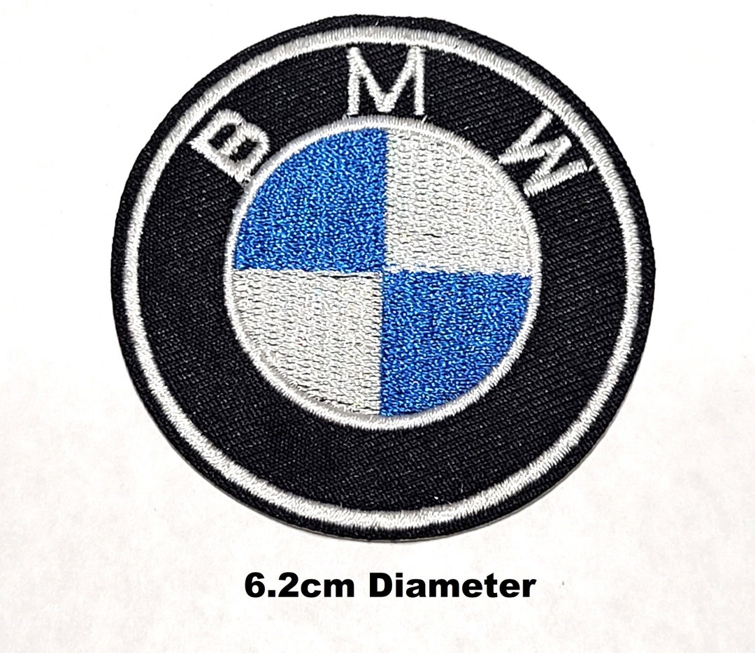 BMW Embroidered Patch Self Adhesive Motorcycle Car Logo Stickers on ...