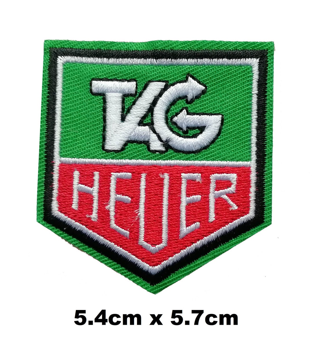 Tag Heuer Watch Embroidered Patch Self Adhesive Logo Stickers on Fabric ...