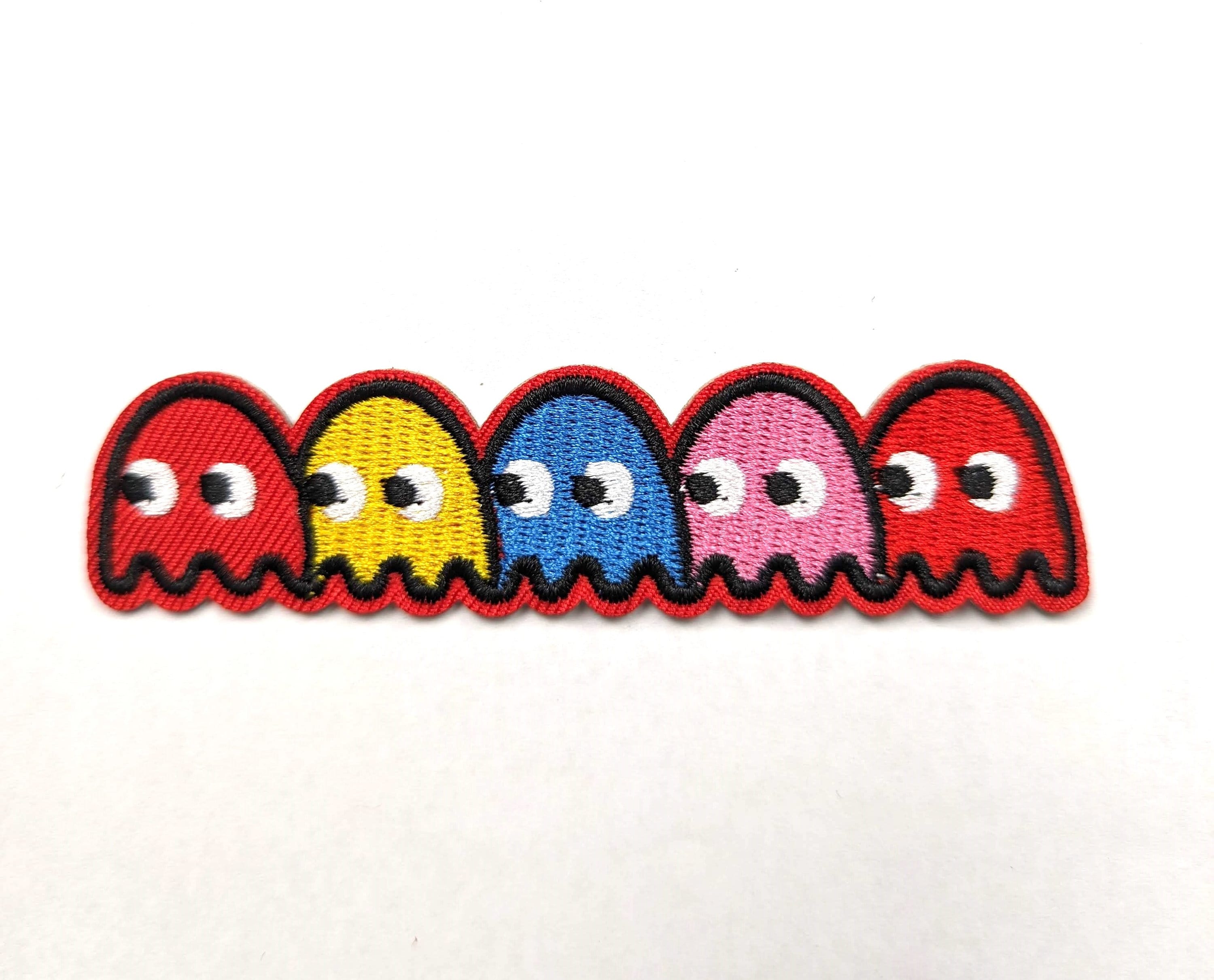 PACMAN Pac-man Game Embroidered Patch Self Adhesive Logo Stickers on ...