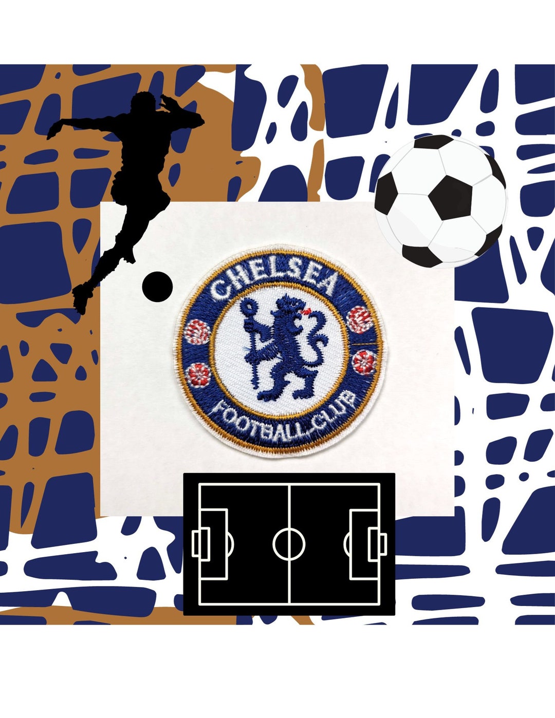 Chelsea Football Club European Football Team Embroidered Patch Self ...