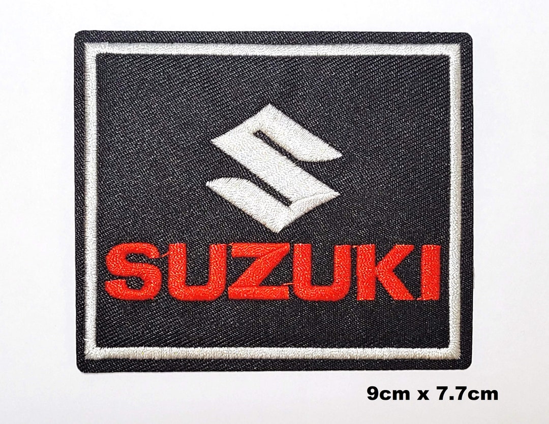 Suzuki Embroidered Patch Self Adhesive Motorcycle Car Logo Stickers on Fabric - Etsy