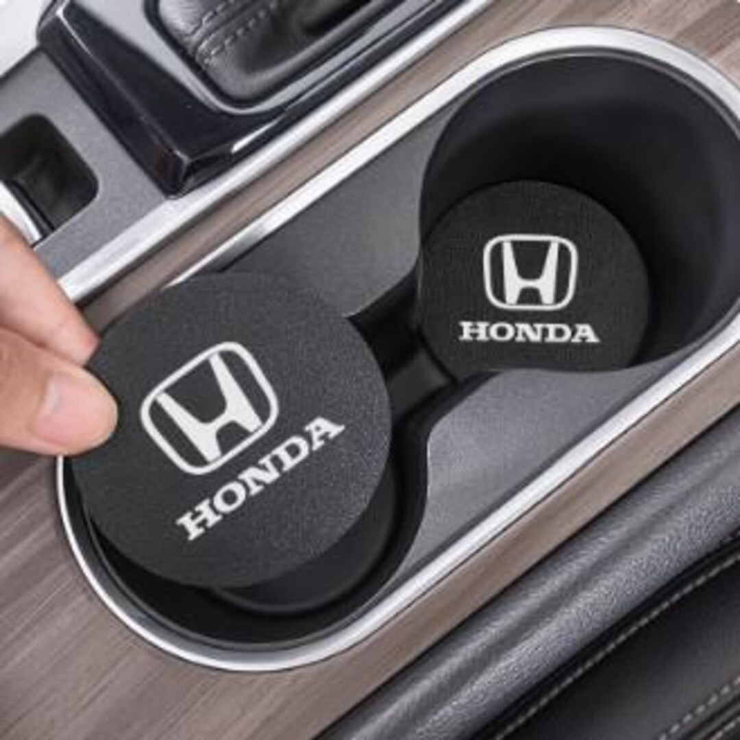 Honda Cup Coaster Car Cup Holder Home Synthetic Leather Finish Fabric ...