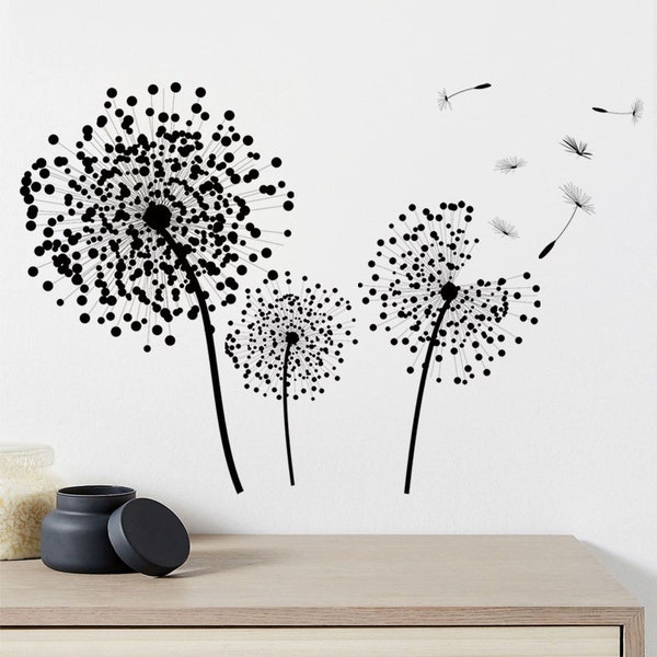 Dandelion Wall Decal - Etsy
