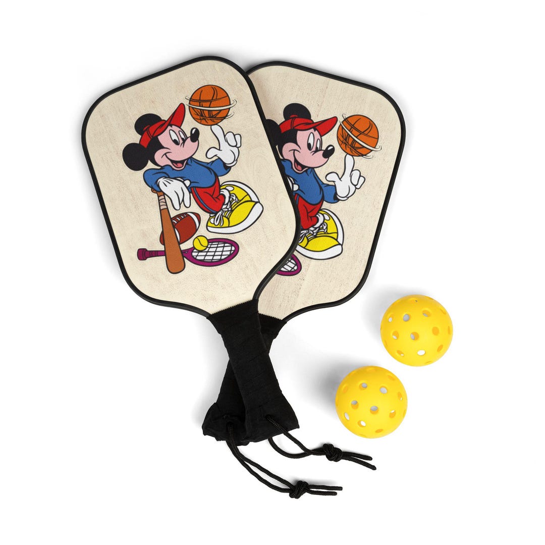 Mickey Mouse Pickleball Paddle Set | Fun Sports Gear for Kids, Active ...