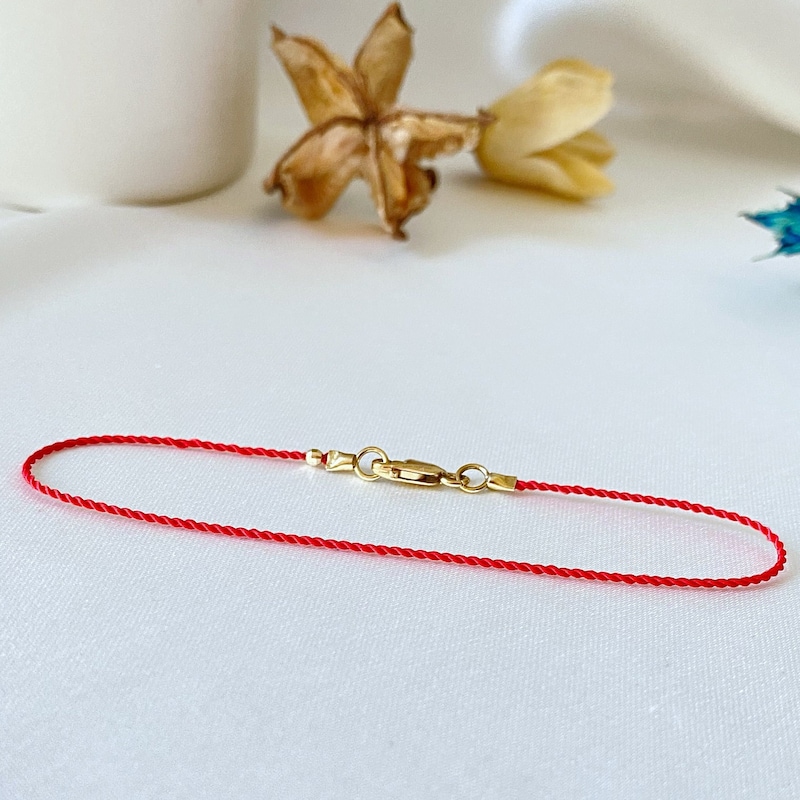 Red String Necklace - Etsy