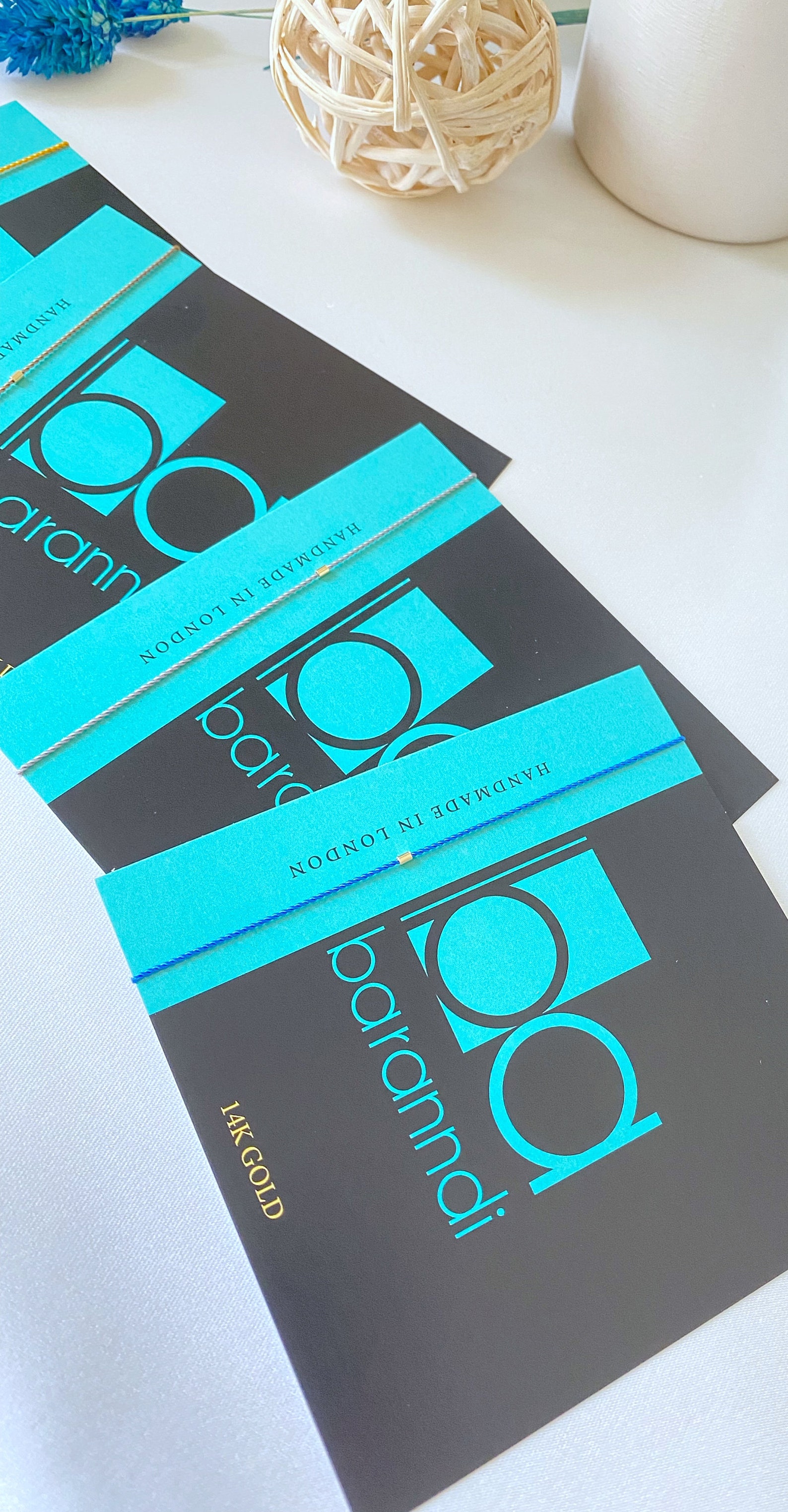 14k Gold Tube Red String Bracelet Silk Cord Red String | Etsy