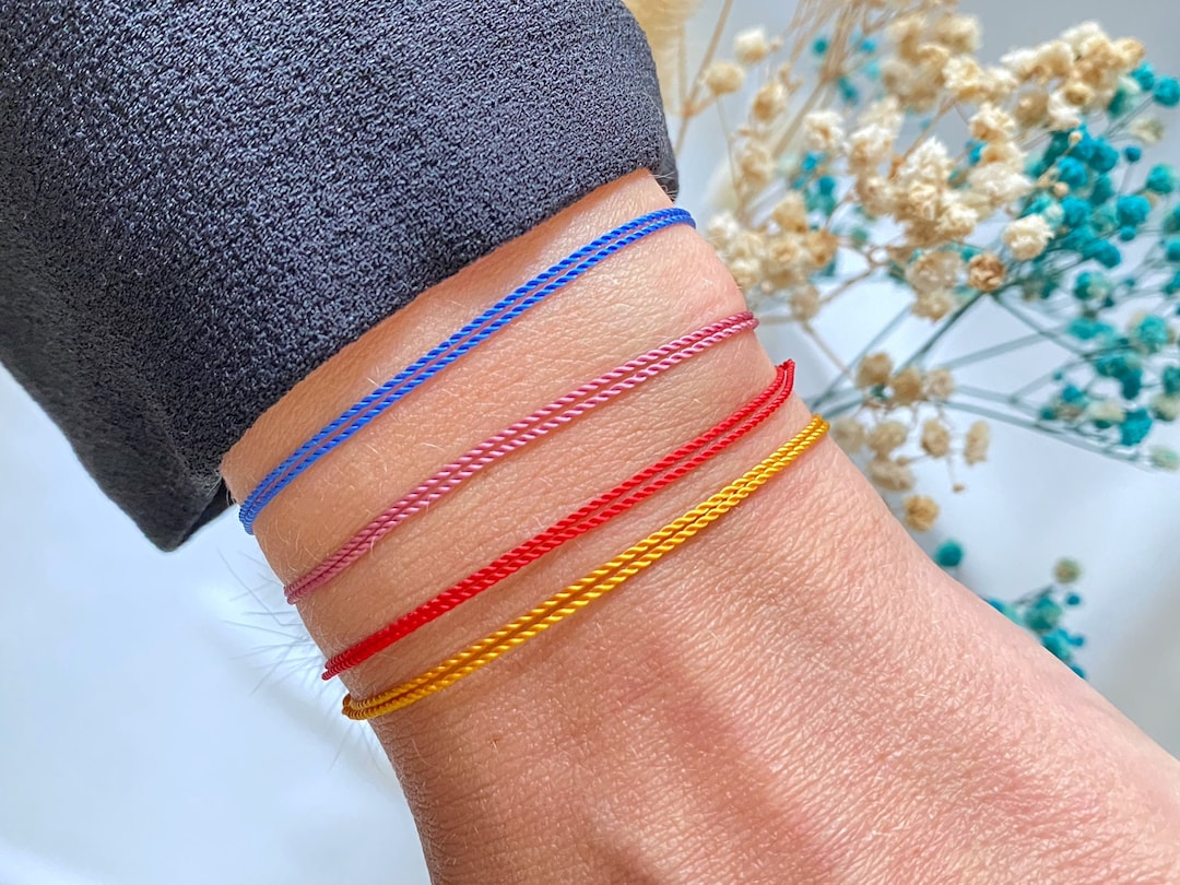 Red String Bracelet: Kabbalah Silk Friendship Bracelet - Etsy