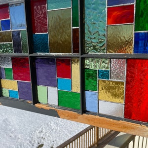 Stained Glass Farm House Window - Etsy